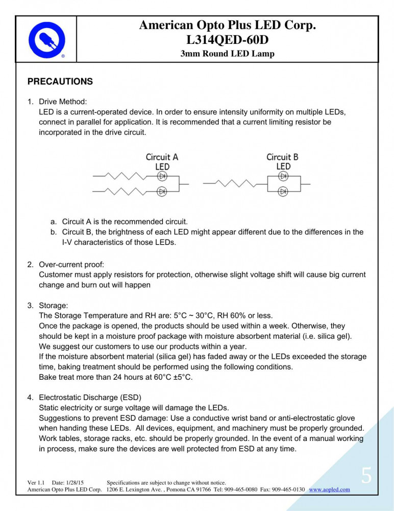 L314QED-60D datasheet page 5