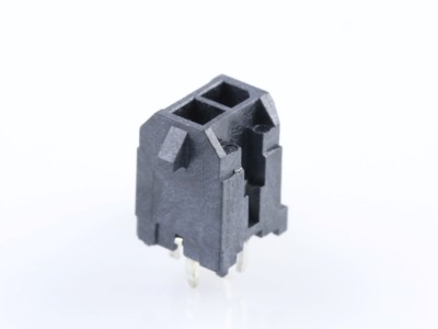 Micro-Fit 3.0 Right-Angle Header, 3.00mm Pitch, Dual Row, 6 Circuits, with PCB Press-fit Metal Retention Clip, 0.76µm Gold Plating, Glow-Wire Capable, Black