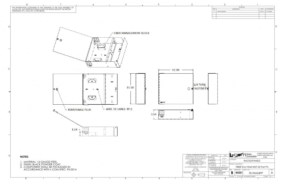 FE-WM24PP technical document preview