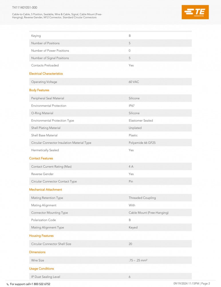 T4111401051-000 technical document page 2