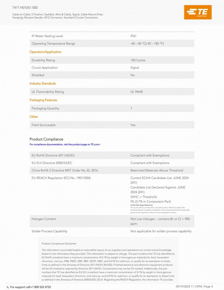 T4111401051-000 technical document page 3