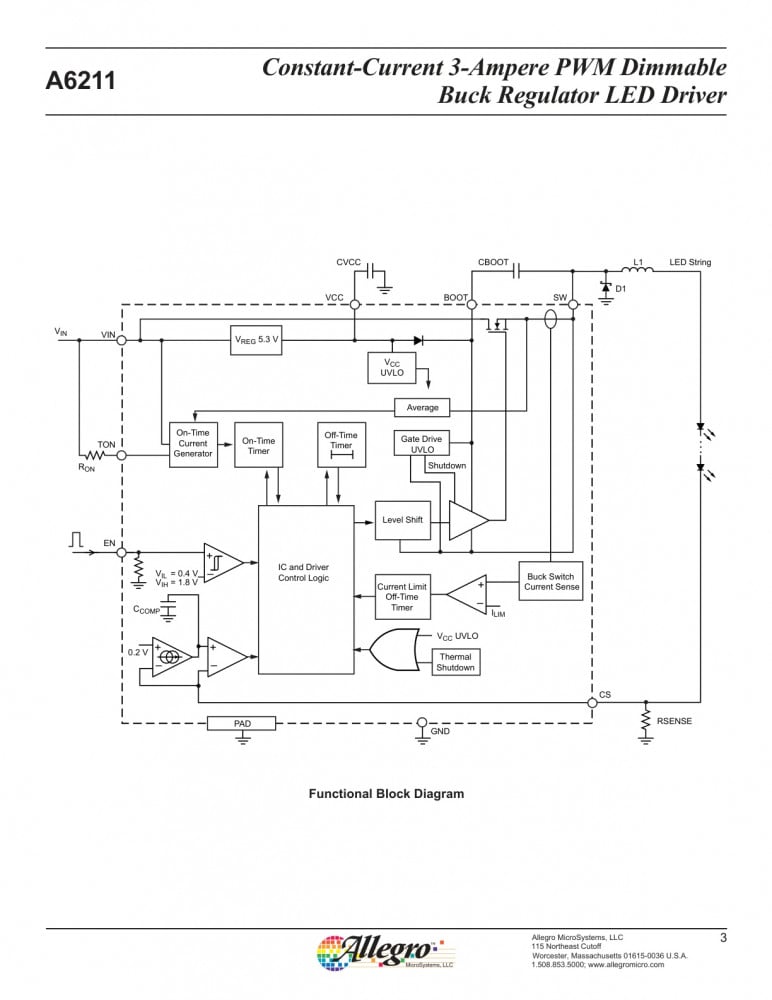 A6211 datasheet page 3