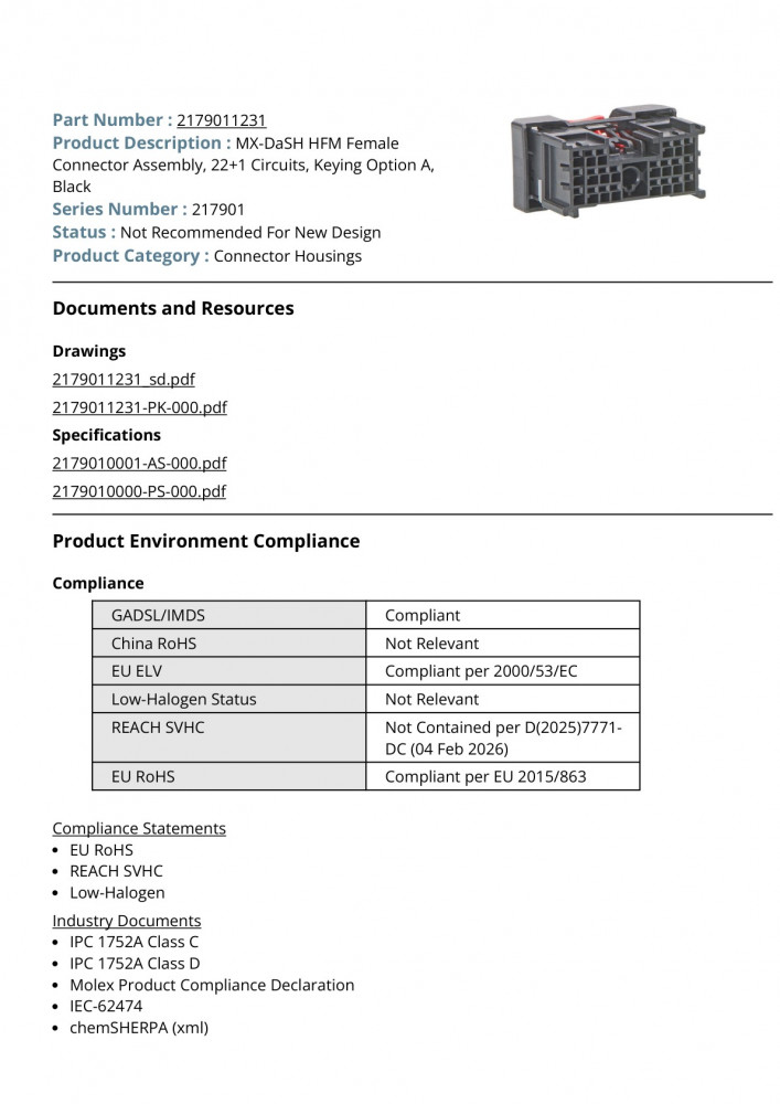 Product document preview, page 1