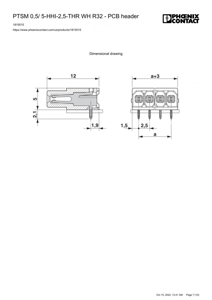 Phoenix Contact 1815015 technical document page 7