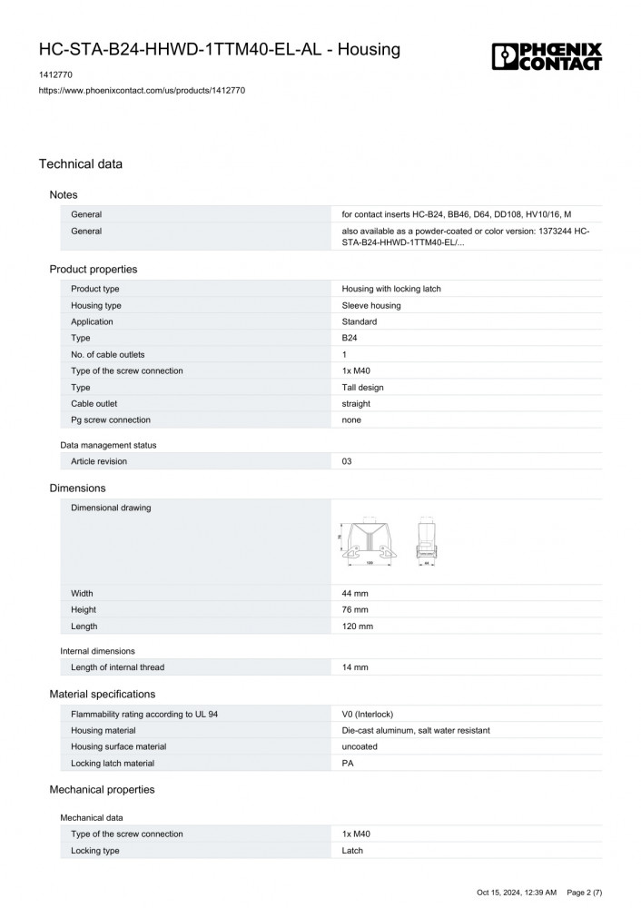 Phoenix Contact 1412770 product document page 2