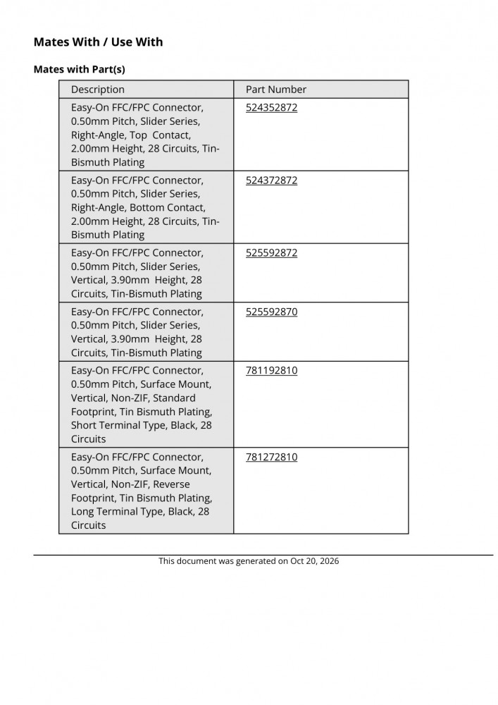 Molex 151660308 technical document image 3