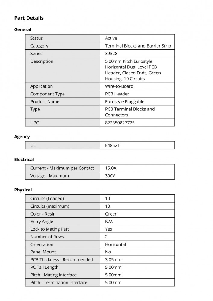 MOLEX 395286010 product document image 2