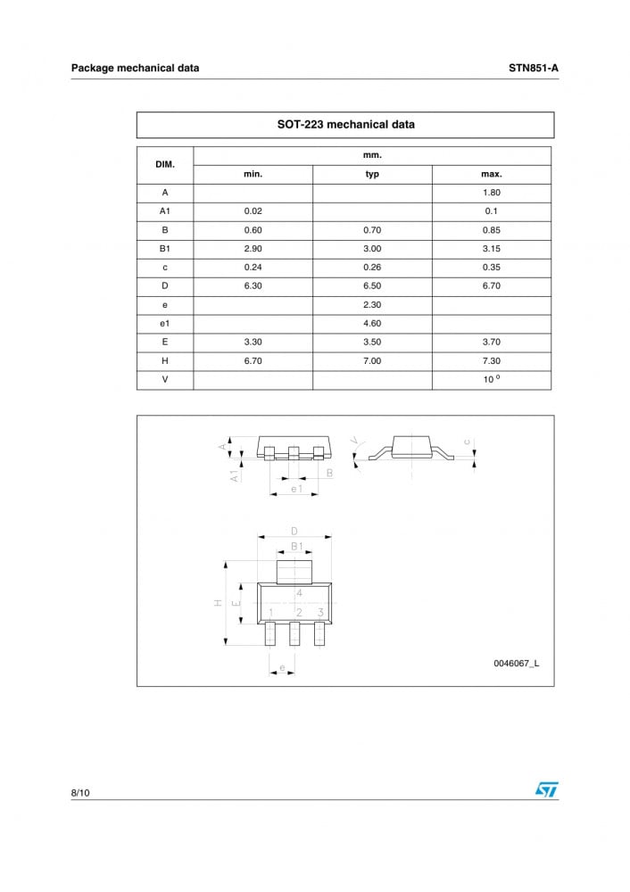 STN851-A datasheet page 8