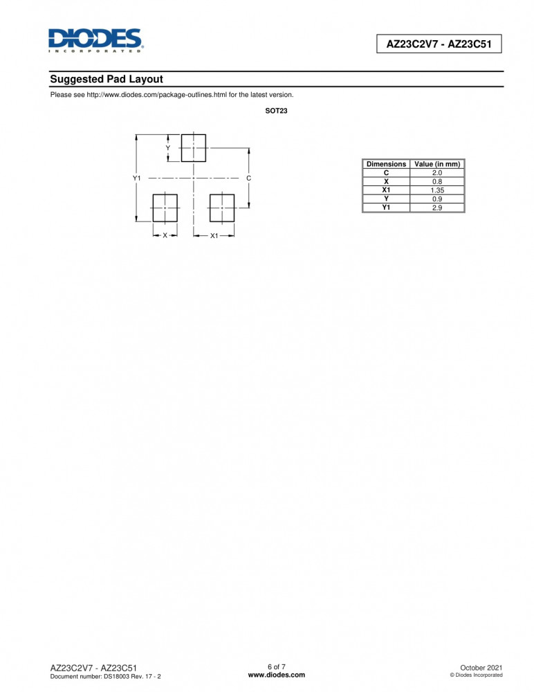 AZ23C11-7-F datasheet page 6