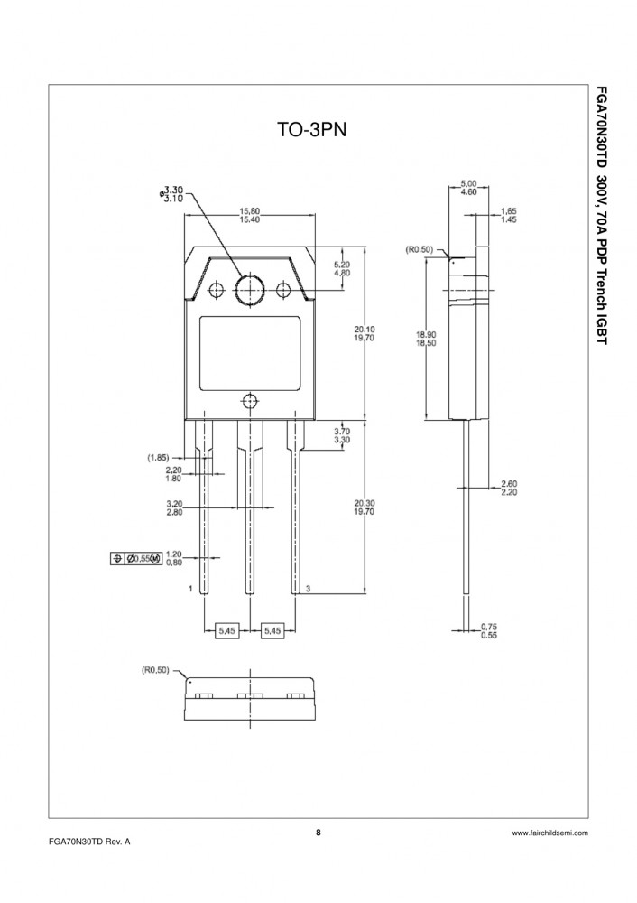 FGA70N30TDTU datasheet page 8