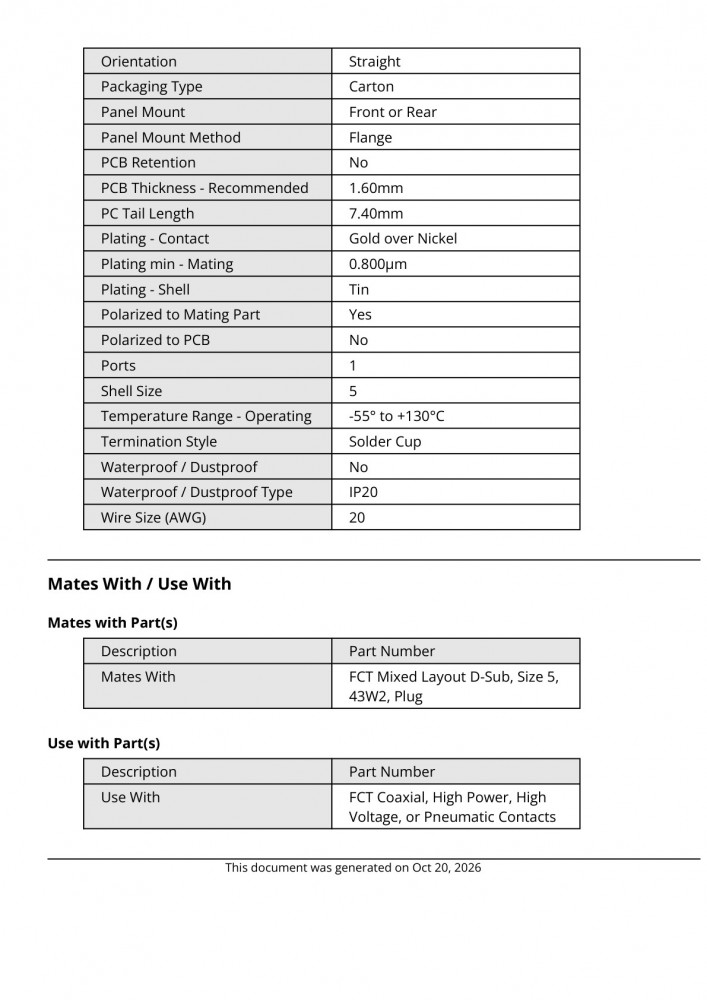 MOLEX 1731070570 product drawing page 3