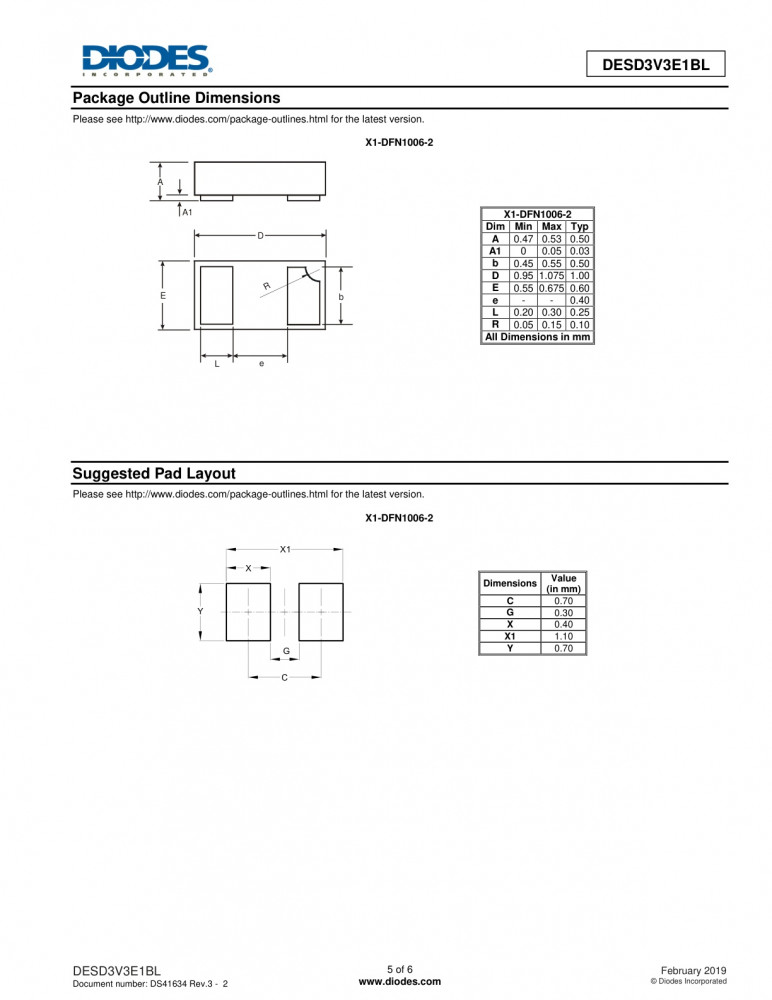 DESD3V3E1BL-7B datasheet page 5
