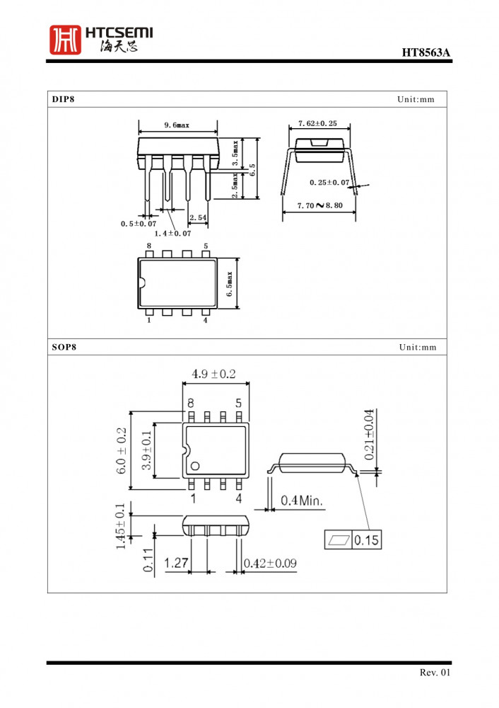 HT8563ARZ technical document page 10