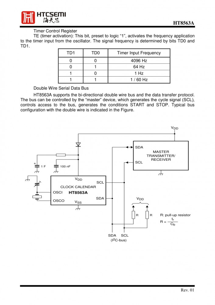 HT8563ARZ technical document page 7