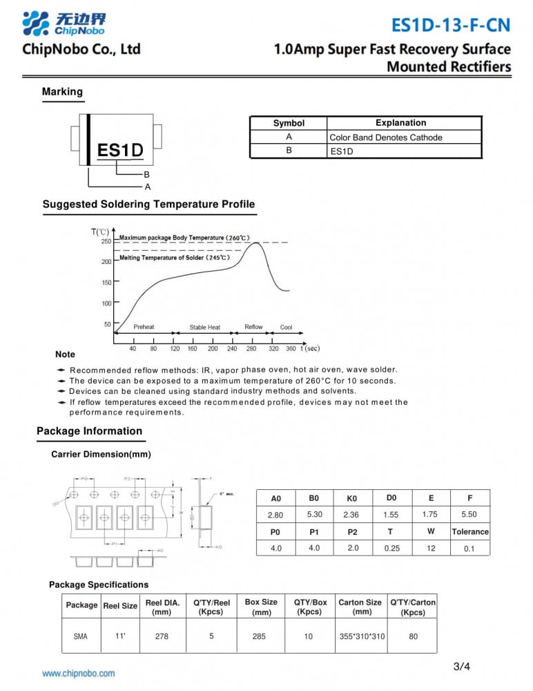 ES1D-13-F-CN datasheet page 3