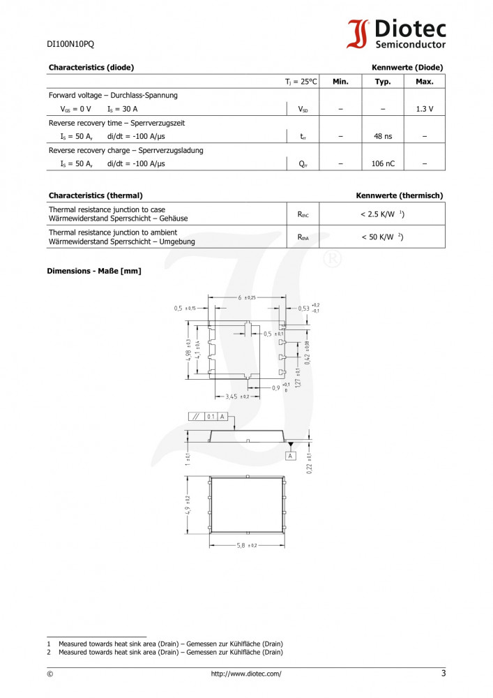 DI100N10PQ datasheet page 3