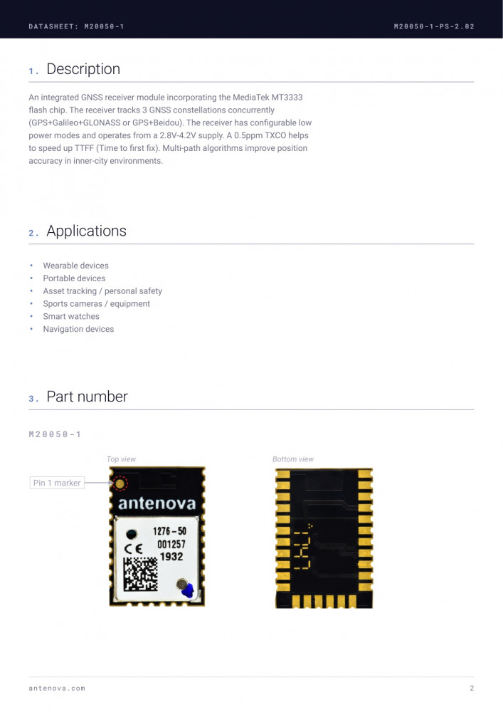 M20050-1 datasheet page 3