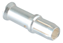 Heavy-Duty Turned Crimp Contact for 100A Inserts and Modules, Female, Silver (Ag) Plated Copper Alloy, 16.00mm² (5 AWG), 100 per Bag for sale