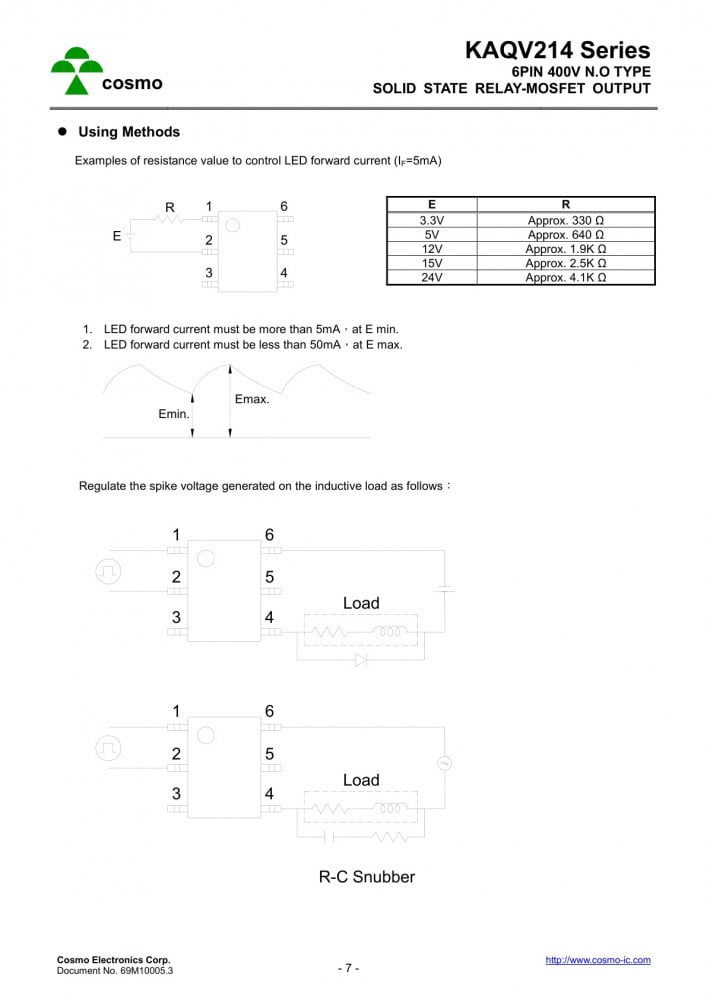 KAQV214A datasheet page 7