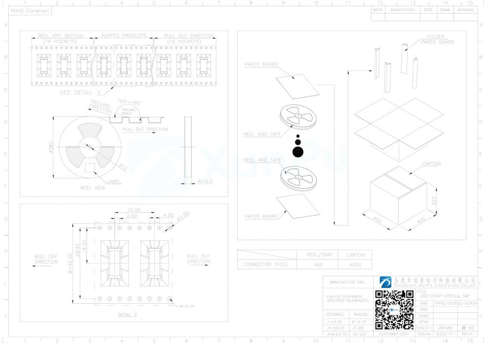 TYPEC-503DSL-ECP24 technical drawing page 3