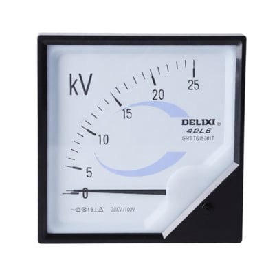 Delixi Electric 42L6V15KVD100V Analog Voltmeter Chip for Precise Voltage Measurement