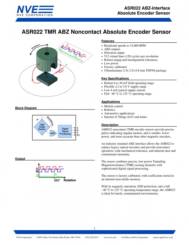 ASR022-10E technical document page 1