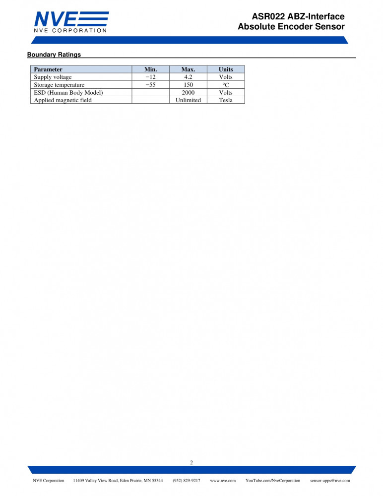 ASR022-10E technical document page 2