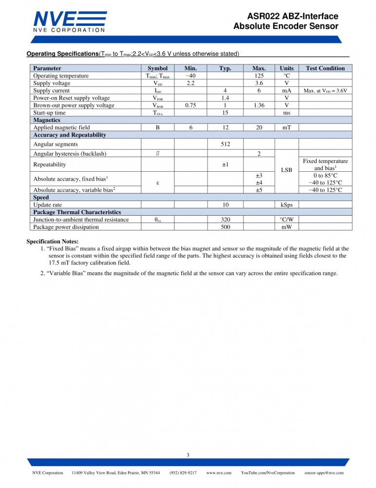 ASR022-10E technical document page 3