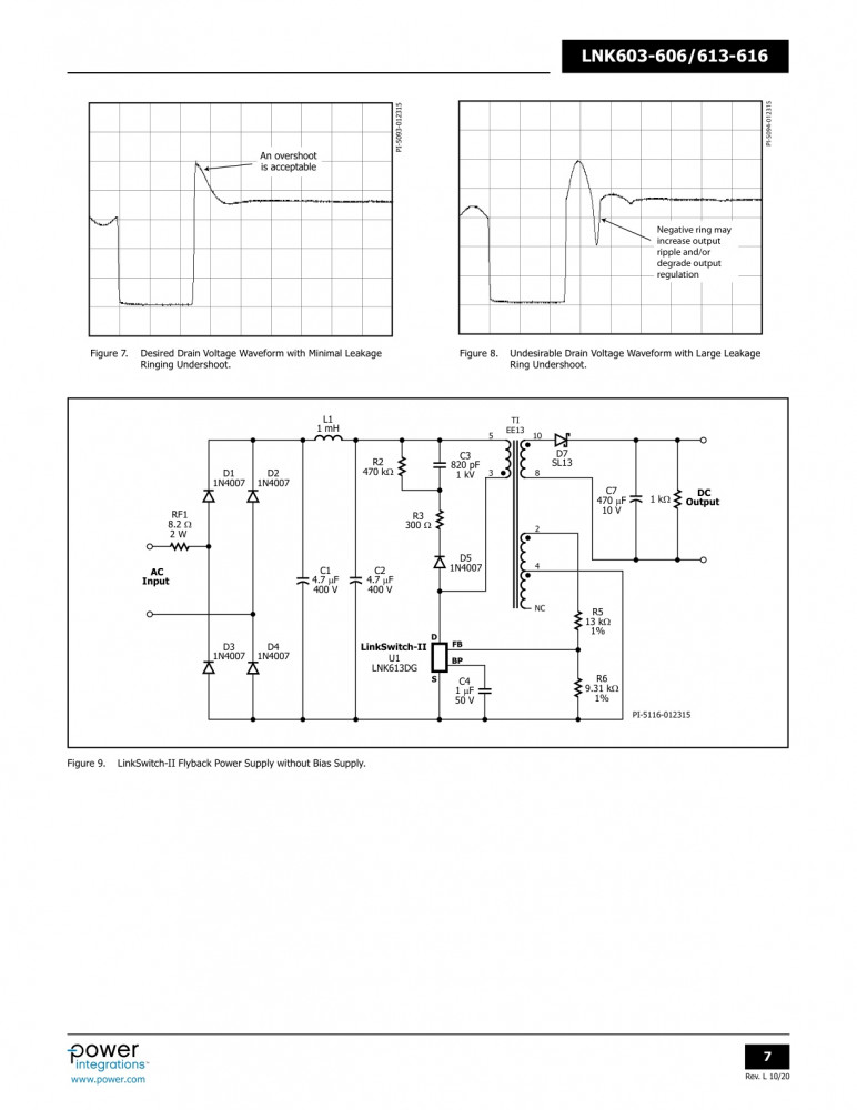 LNK604DG technical document page 7