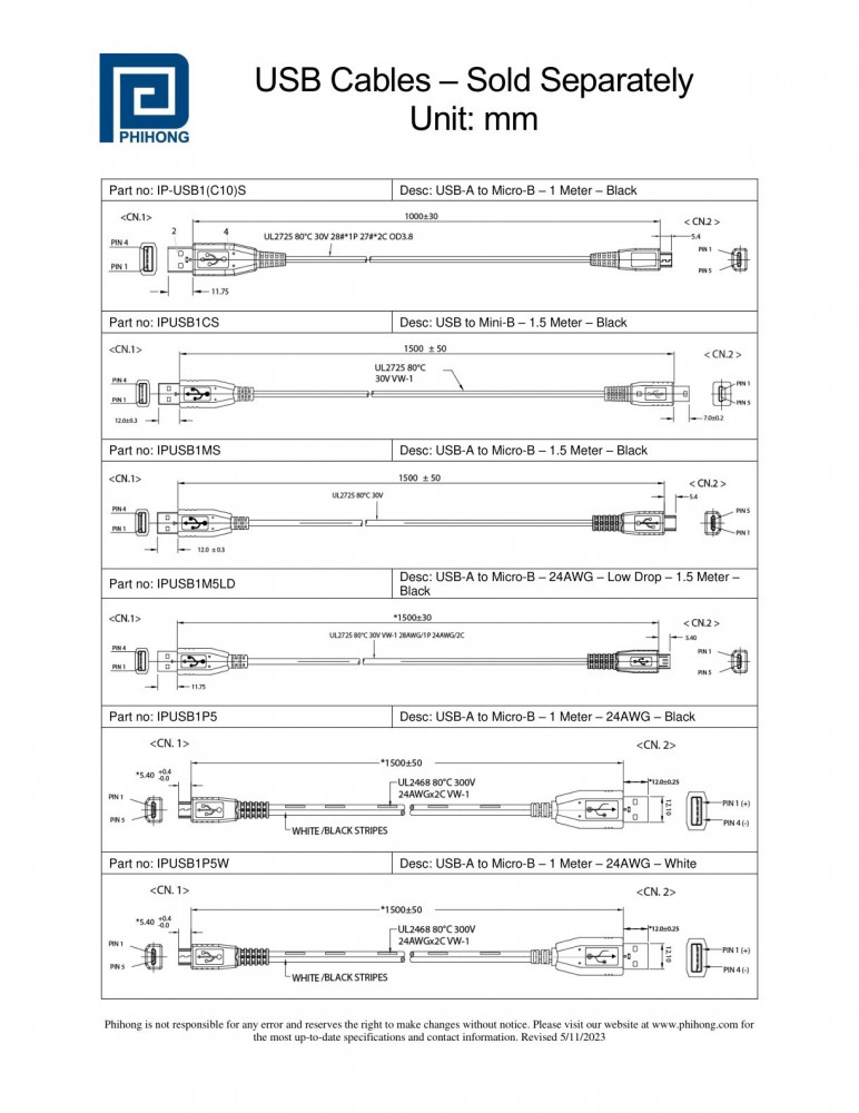 MQ10A-050B-H technical document page 4