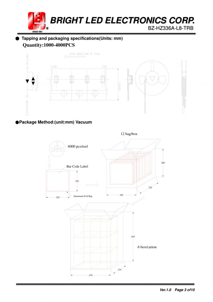 BZ-HZ336A-L8-TRB datasheet page 3