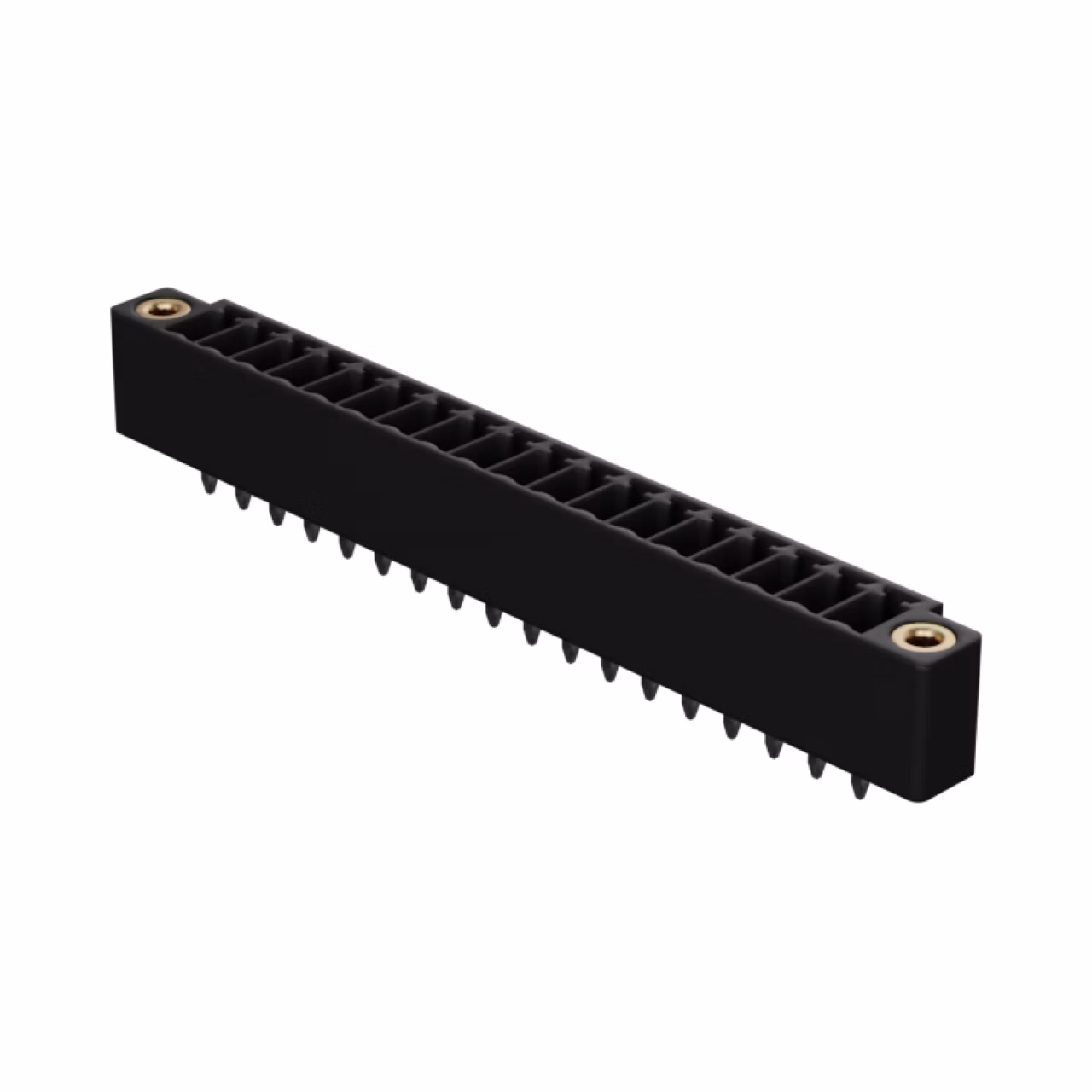 3.50mm Pitch Eurostyle Vertical PCB Header, with Threaded Retention Inserts, 18 Circuits for sale