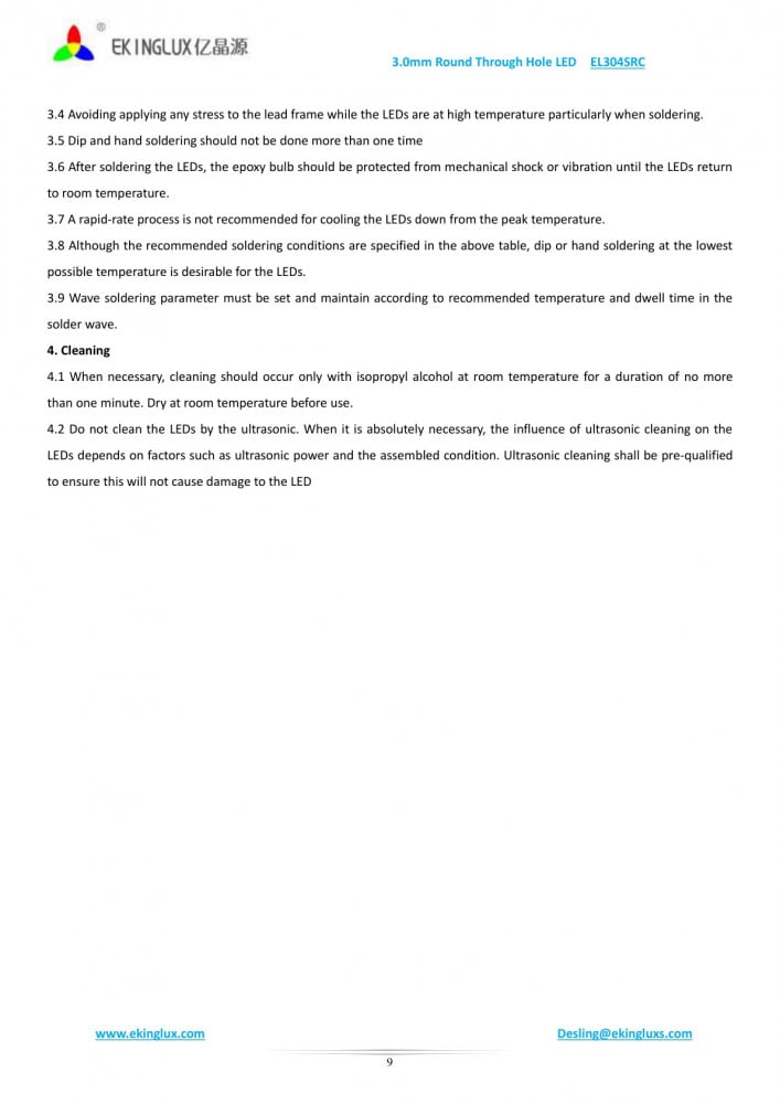 EL304SRC datasheet page 9