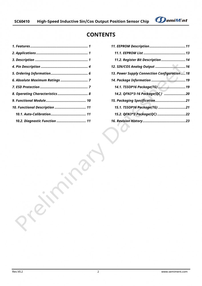 SC60410 datasheet page 2