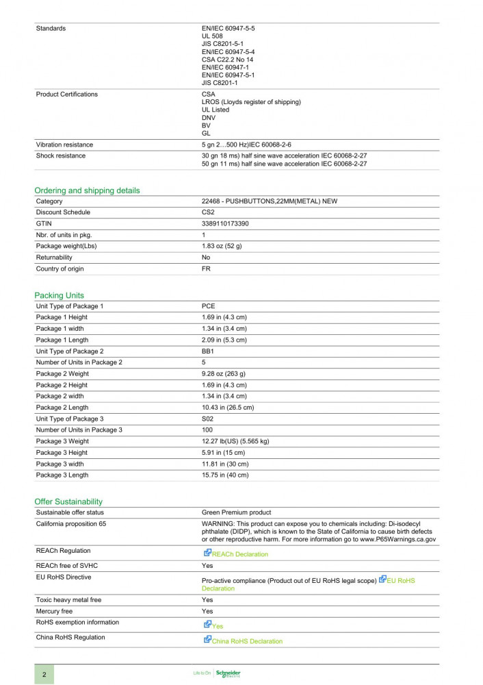 ZB4BJ294 technical document page 2