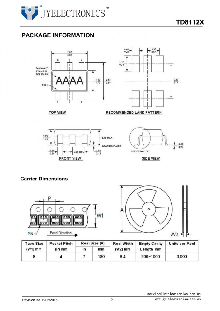 TD8112X datasheet page 8