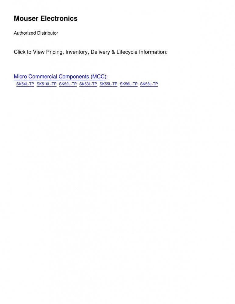 MCC SK510L-TP datasheet page 5