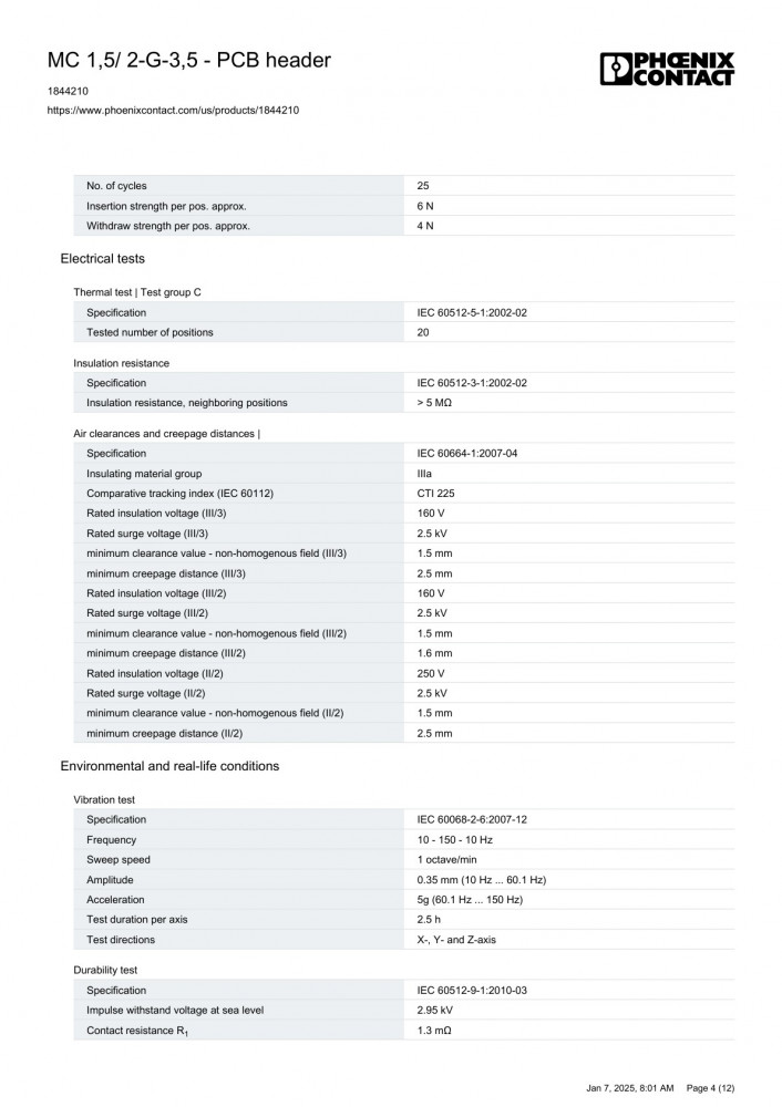 Phoenix Contact 1844210 technical document page 4