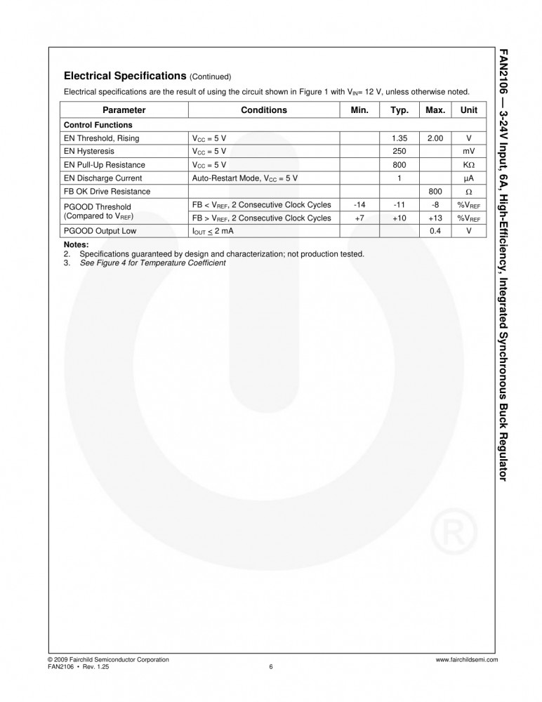 FAN2106 datasheet page 7