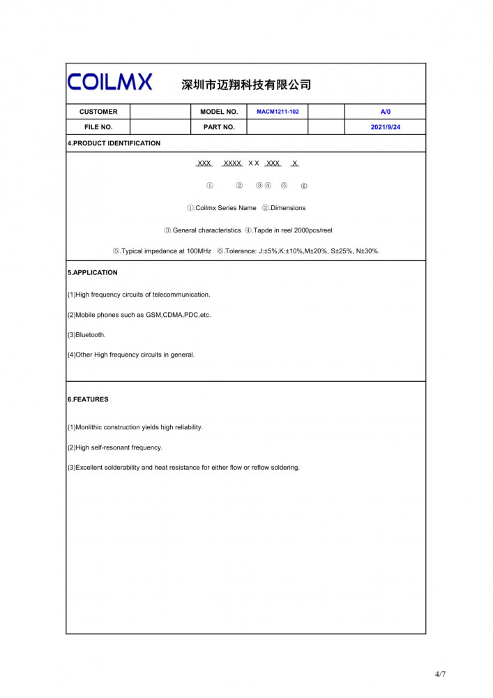 MACM1211-102 specification page 4