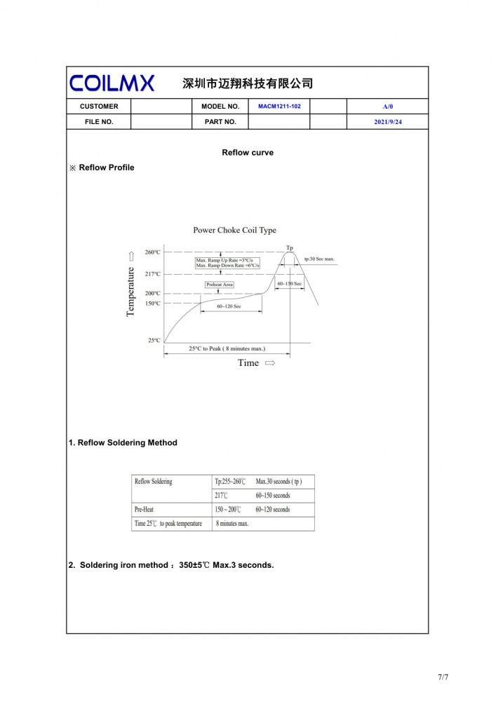 MACM1211-102 specification page 7