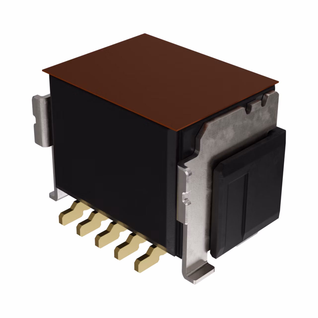 1.00mm Pitch, Rely-On PCB Header, Single Row, Vertical, Surface Mount, 0.38µm Gold (Au) Plating, Inner Positive Lock, 5 Circuits, Black for sale