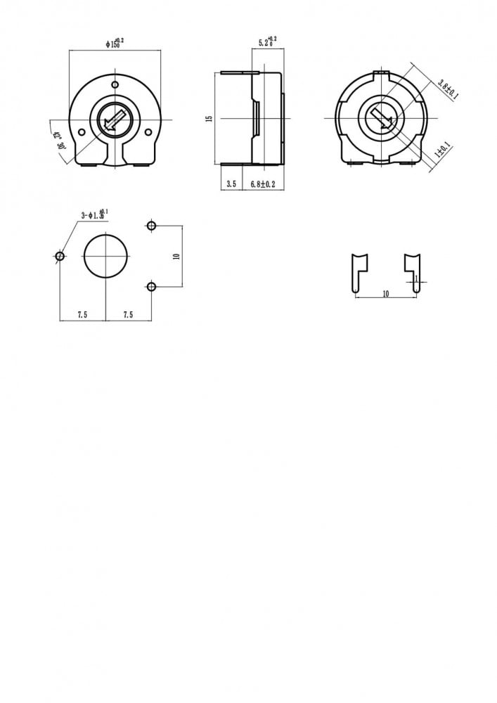 BOCHEN PT15-L-V technical document page 1