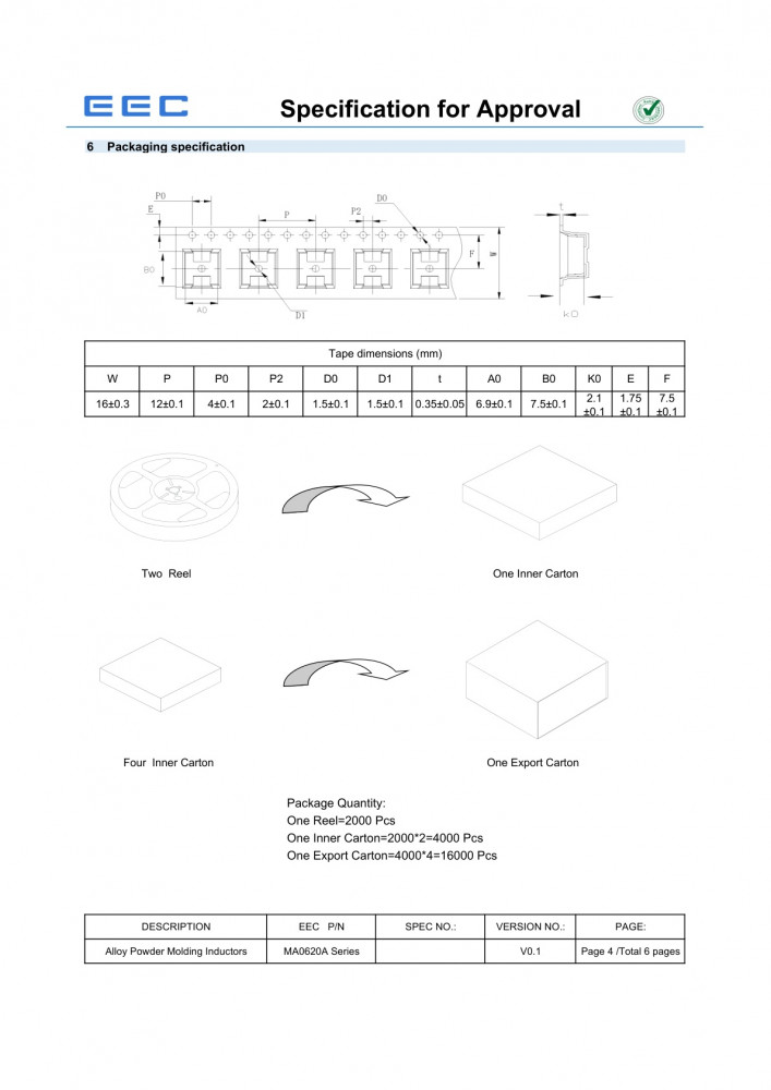 EEC MA0620A specification page 5