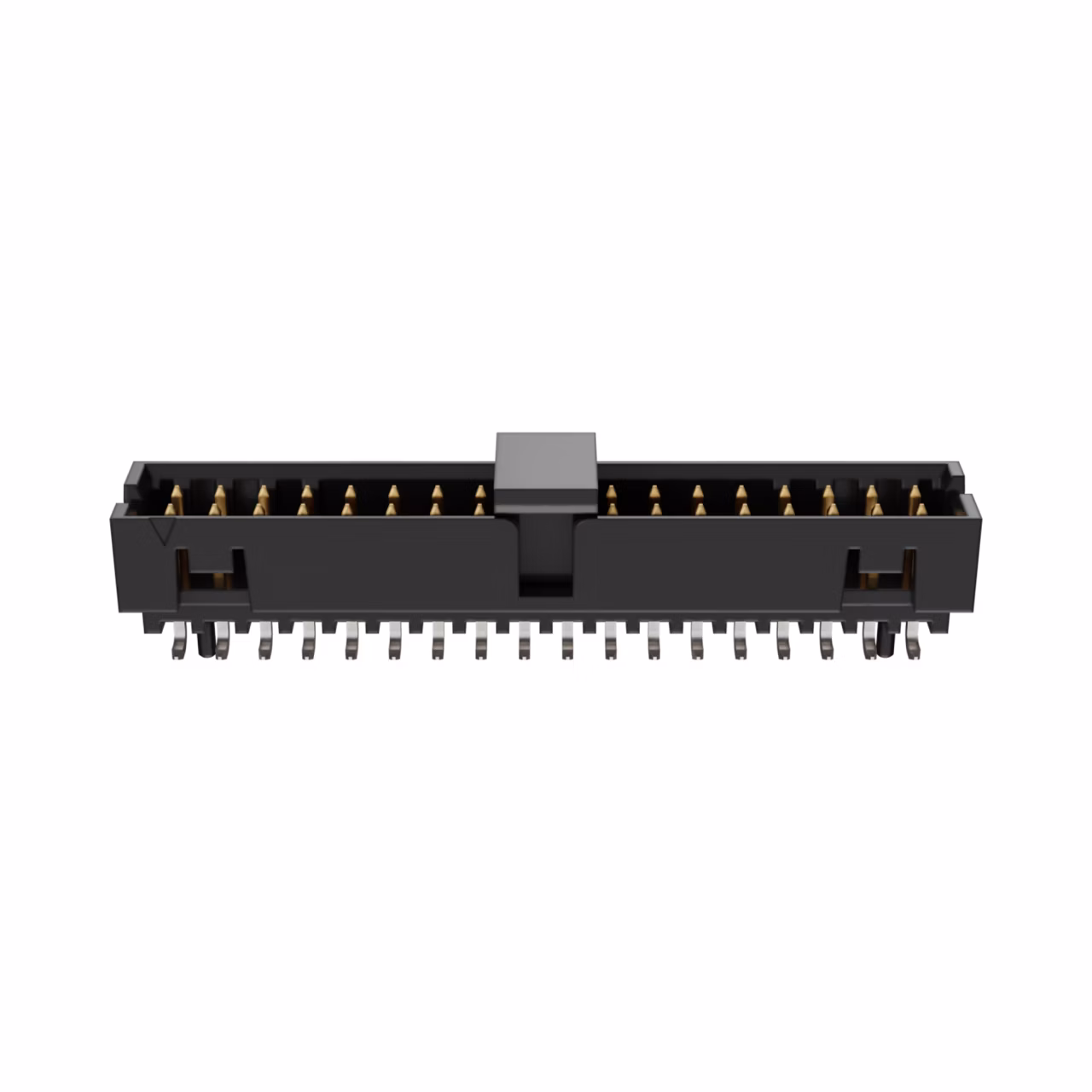 2.00mm Pitch, Milli-Grid PCB Header, Dual Row, Vertical, Surface Mount, Shrouded, 36 Circuits, 0.38µm Gold (Au) Plating, Dual Side Slots, Dual Friction Locks, Center Polarization, with Pegs, with Cap, Tube for sale