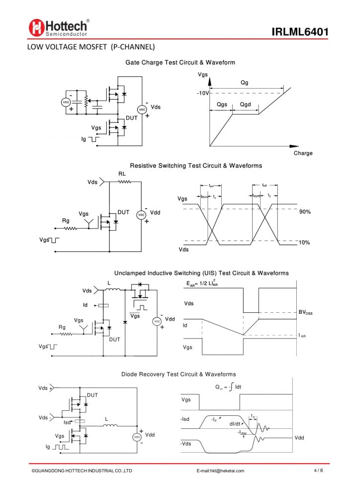 IRLML6401 datasheet page 4