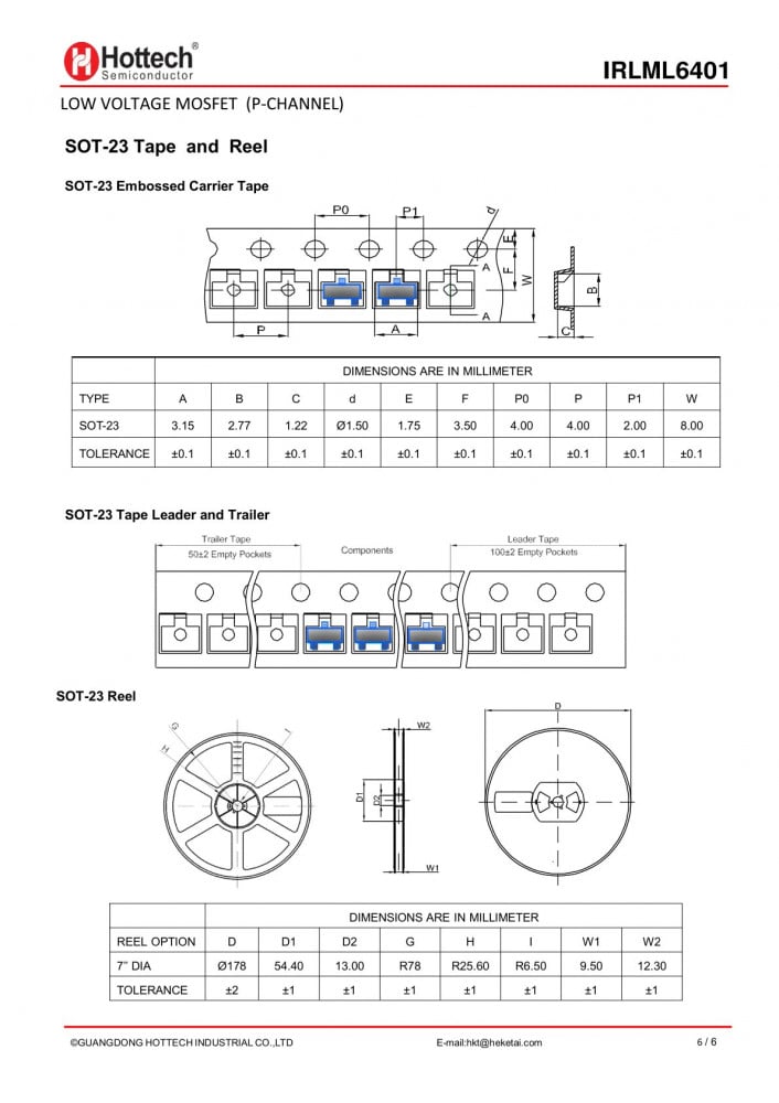 IRLML6401 datasheet page 6