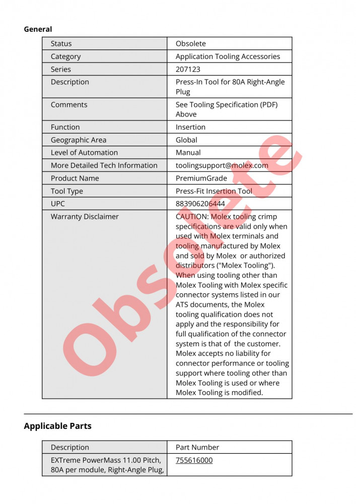 Tooling document preview, page 2