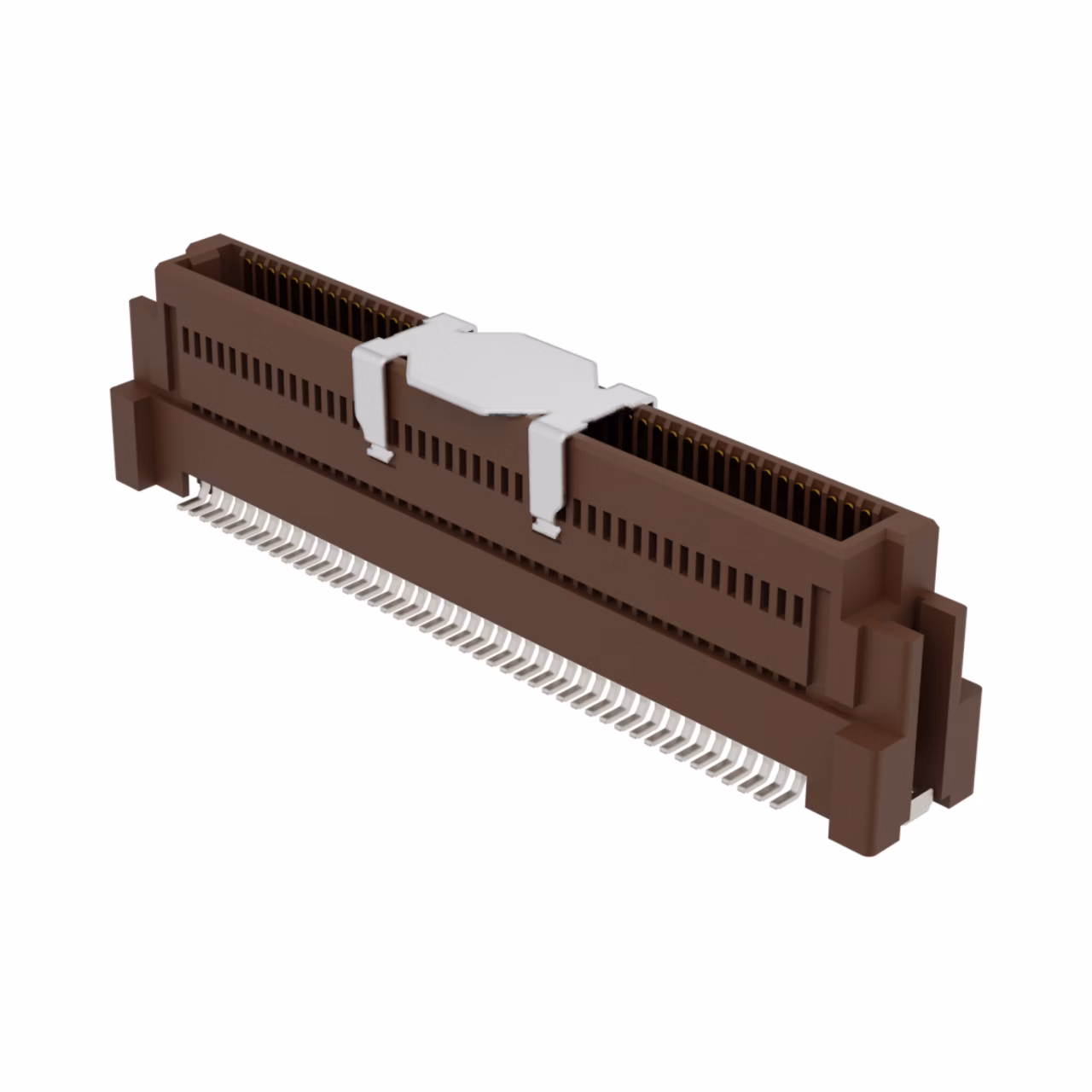 SlimStack Board-to-Board Connector, 0.635mm Pitch, 0.635 Series, Plug, 10.00 or 16.00mm Mated Height, 6.40mm Mated Width, 90 Circuits for sale