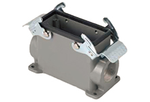 Heavy-Duty Standard (STD) Double Lever Surface Mount Housing, Die-cast Aluminum, with 2 Levers, with Gasket, Size 16B «77x27», M32 Thread, High  Construction, Grey for sale